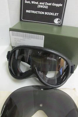 US Military Sun Wind and Dust Goggles w/ | Grelly USA