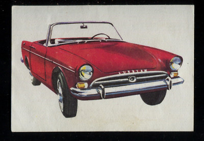 Sunbeam Alpine 260 1966 Vintage 1960s Dutch Trading Card | eBay