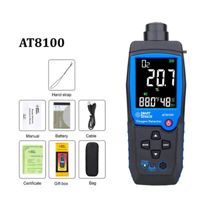 Smart Oxygen Detector Handheld Oxygen O2 Concentration Analyzer Tester ...
