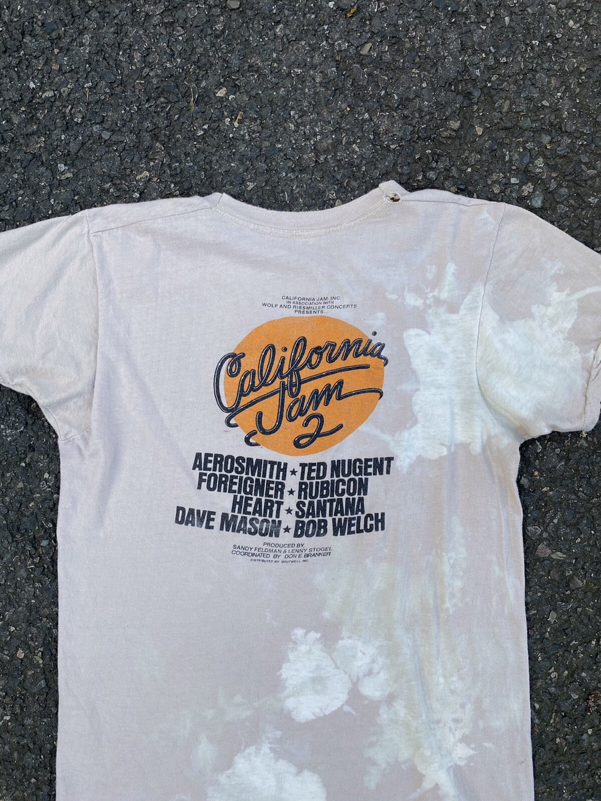 Vintage 70s 1978 California Jam 2 T-Shirt Aerosmith, … - Gem