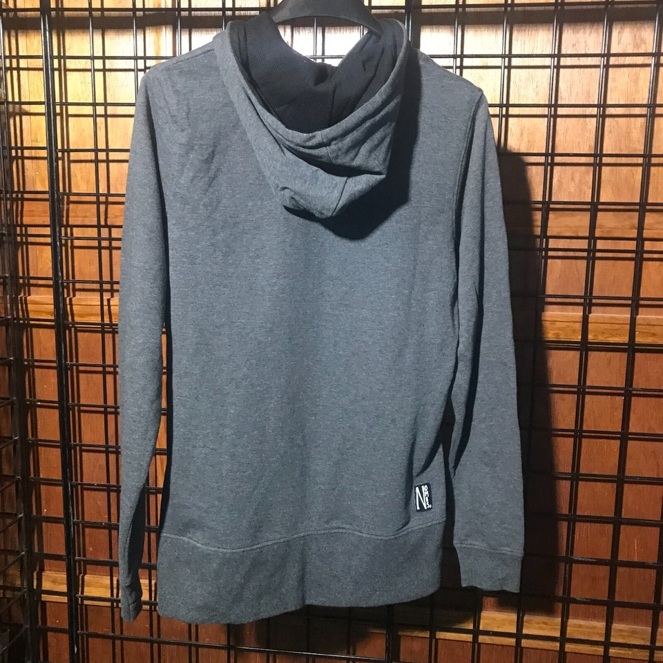 Brand New Nomis Women's Icon Long Hoodie with thumb holes Dark Grey ...