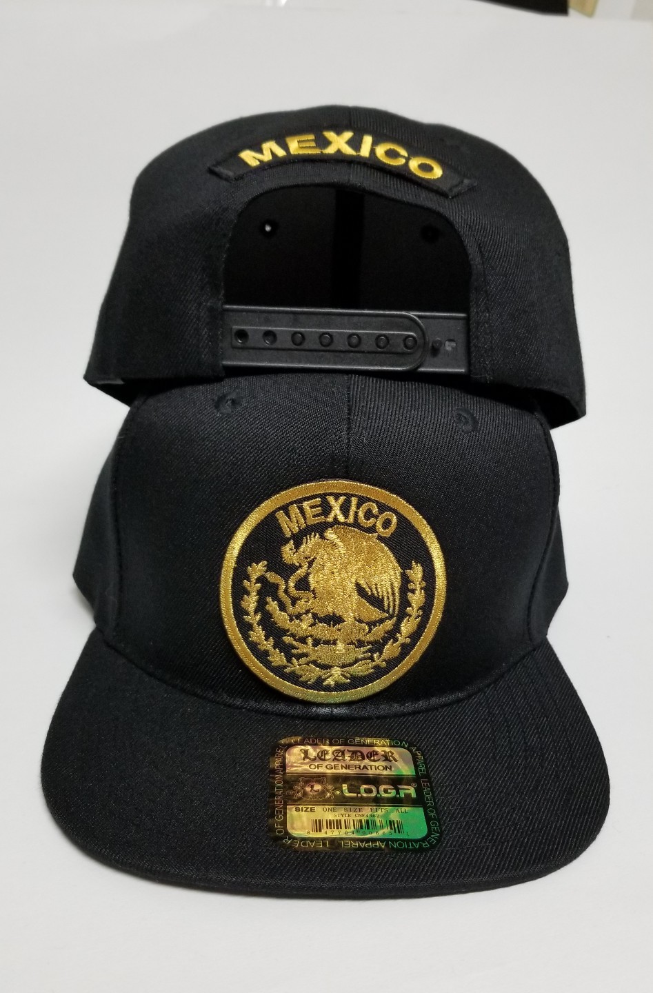 MEXICO MEXICO BASEBALL HAT BlACK 2LOGOS SNAP BACK ADJUSTABLE NEW | eBay