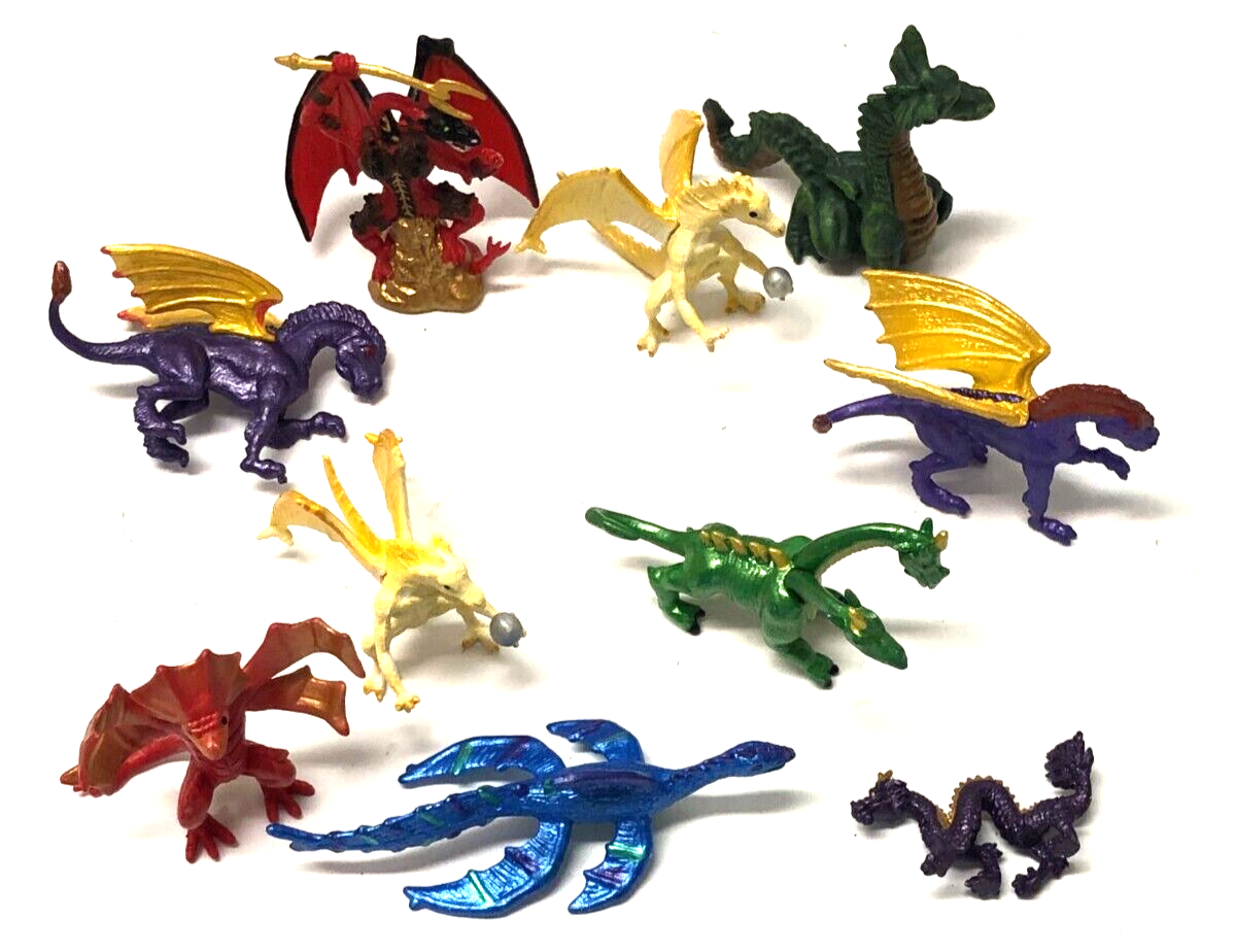 Safari Ltd Papo Set of 10 Mini Dragons Figures | eBay