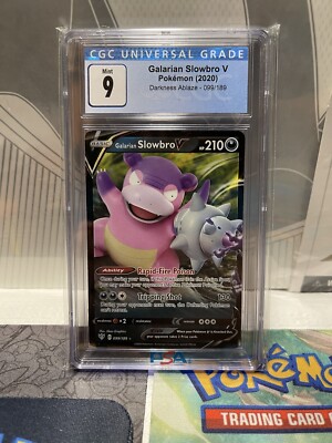 Pokémon TCG Galarian Slowbro V Darkness Ablaze 099/189 Holo Ultra Rare ...