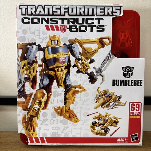 Hasbro Construct Bots Triple Changers Bumblebee Transformer Figure 69 pc set | eBay