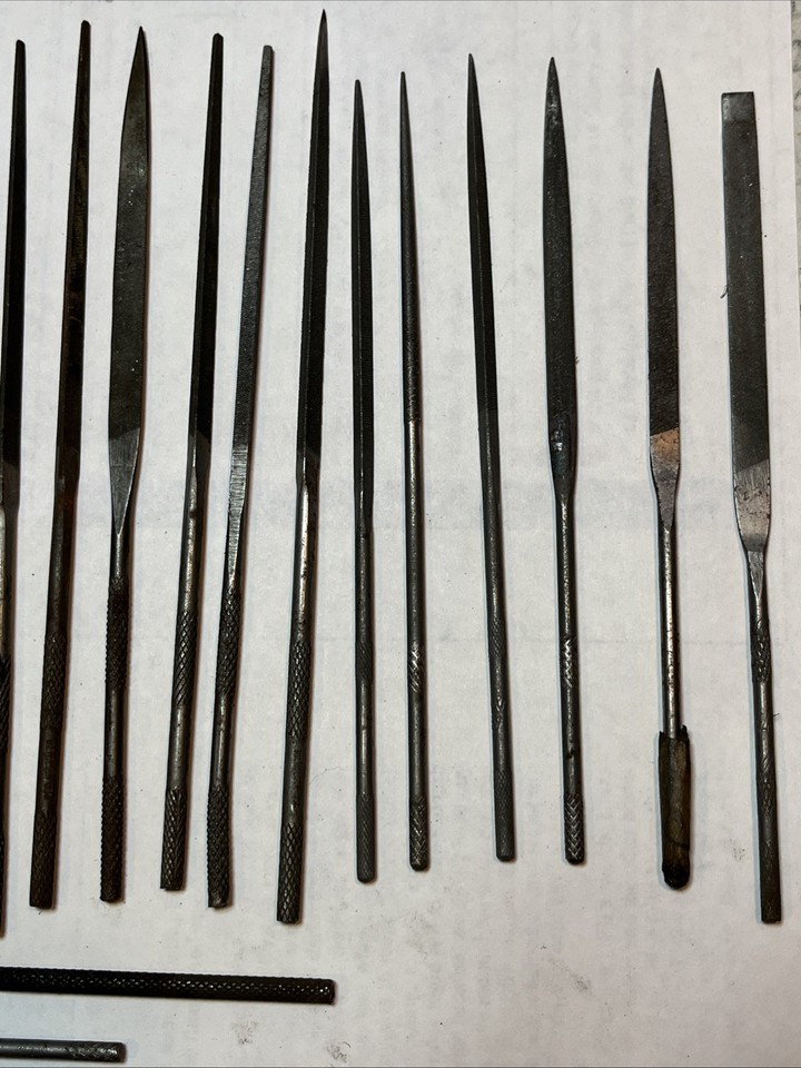 31 Machinist/Jeweler Rifflers/Needle Files Used | eBay