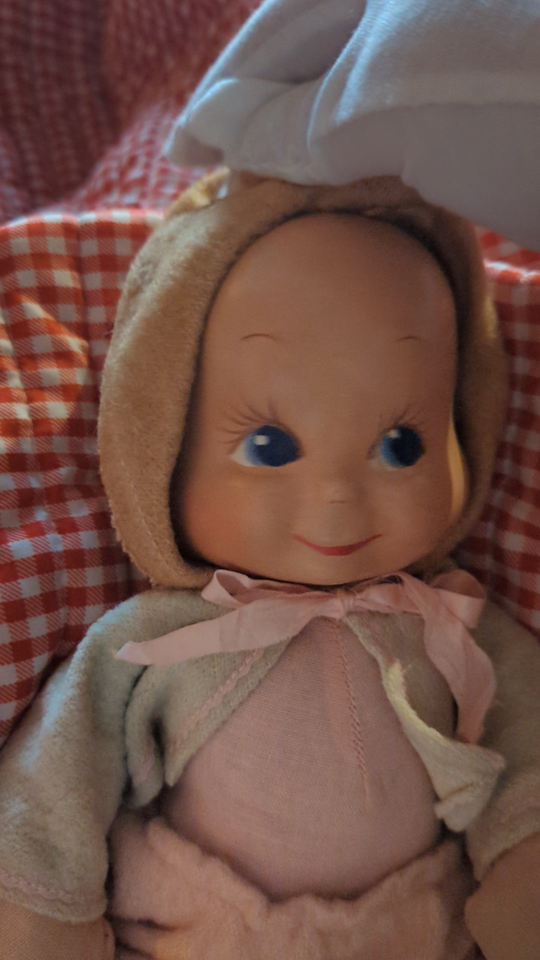 Vintage 1946 Elsie Gilbert Trudy Baby Doll 3 Faces, Kitschy, With ...