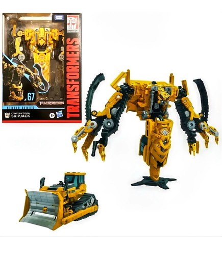 Transformers Studio Series 67 Construction Skipjack 6.5 Inch Voyager ...