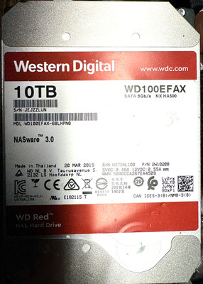 Western Digital 10TB WD Red NAS Internal Hard Drive HDD - 5400 RPM ...