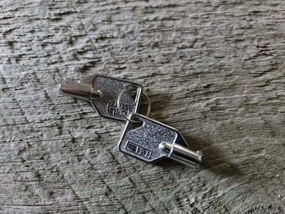 2 Tubular Barrel Security Lock Keys # HH121 HH 121 | eBay
