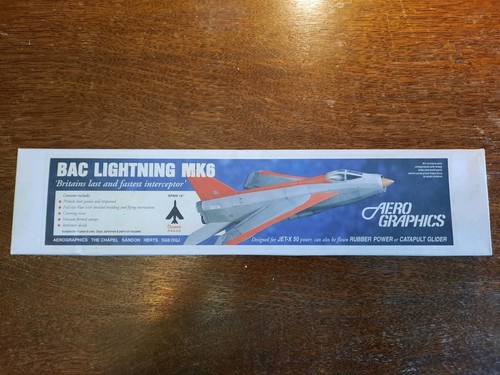 Aerographics BAC Lightning Flying Balsa Model Kit | eBay