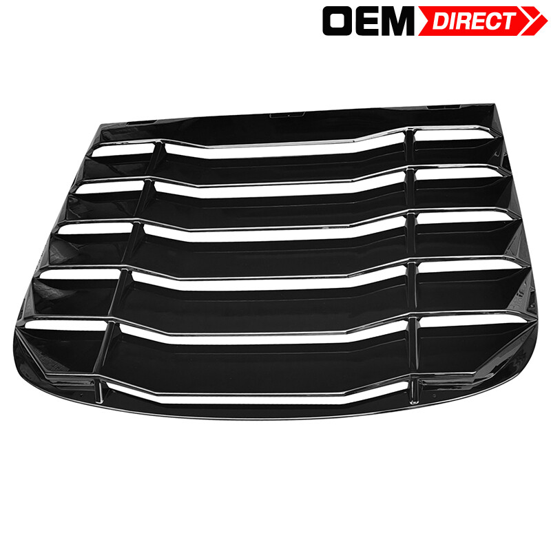 For 03-07 Infiniti G35 Coupe Gloss Black Rear Window Louver Cover ...