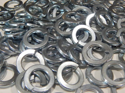 (100PCS) M12 SPLIT LOCK WASHER LOCKWASHER ZINK OVER STEEL - YOU GET 100 ...