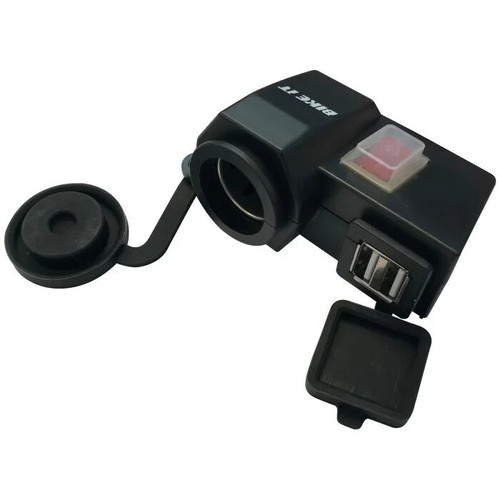 MotorCycle 12V Power Supply Unit x2 USB Plus x1 Cigar Socket Bike-It | eBay