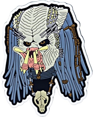 Predator Alien Movie Arnold Predator 3D PVC Rubber Patch |3" X 2.5" PVC ...