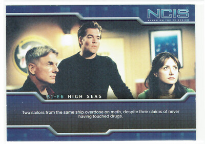 NCIS 2012 Premium Packs Seasons 1-3 Episode Base Card #06 High Seas ...