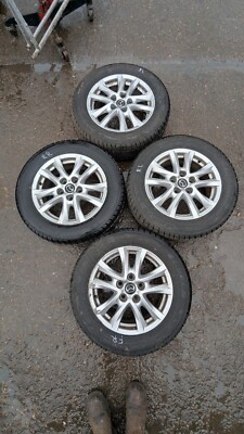 MAZDA 3 SET OF 4 ALLOW WHEELS J6.5x16 WINTER TYRES 215 60 16 9965D06560 ...