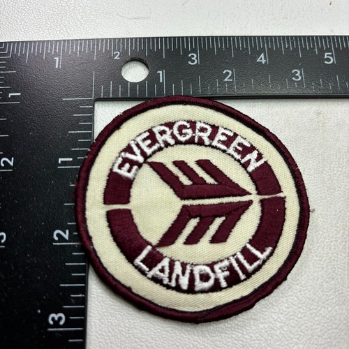Vintage WASTE MANAGEMENT EVERGREEN LANDFILL Patch advertising garbage ...