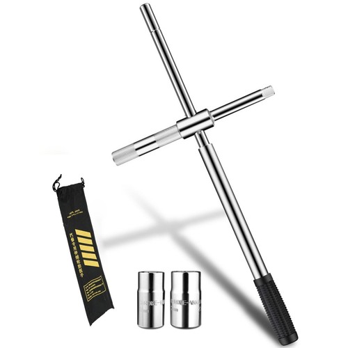 Extended Lug Wrench Telescopic Wheel Brace Lug Nut Wrench for Truck Van ...