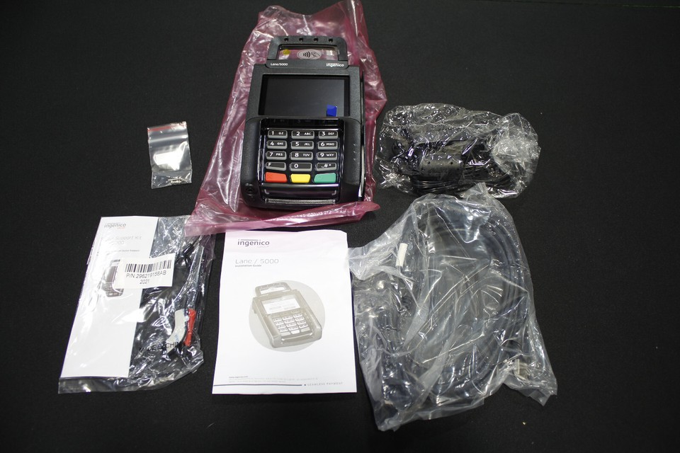 NEW OPEN BOX Ingenico Lane 5000 Smart Terminal Device Point of Sale ...