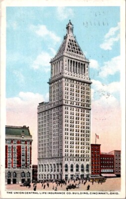 Postcard The Union Central Life Insurance Co Building Cincinnati Ohio ...