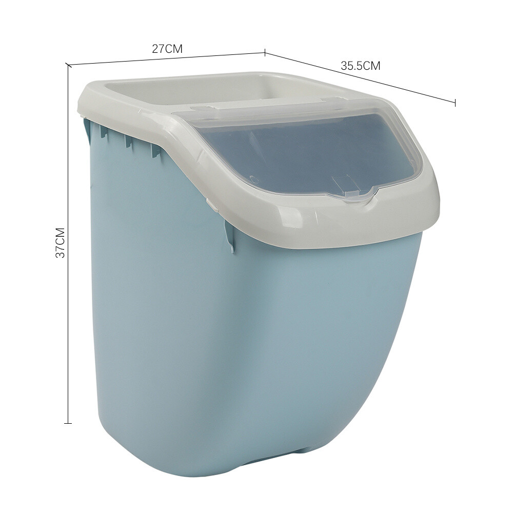 7.5/10/15kg Dog Pet Dry Animal Food Storage Container Box Case Grain ...