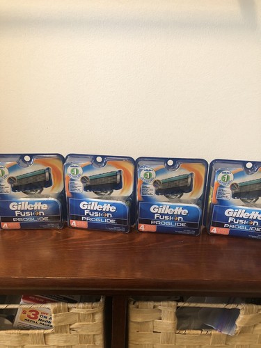 Gillette Fusion Proglide 16 Cartridges 4 Pack Clean Shave Advanced ...