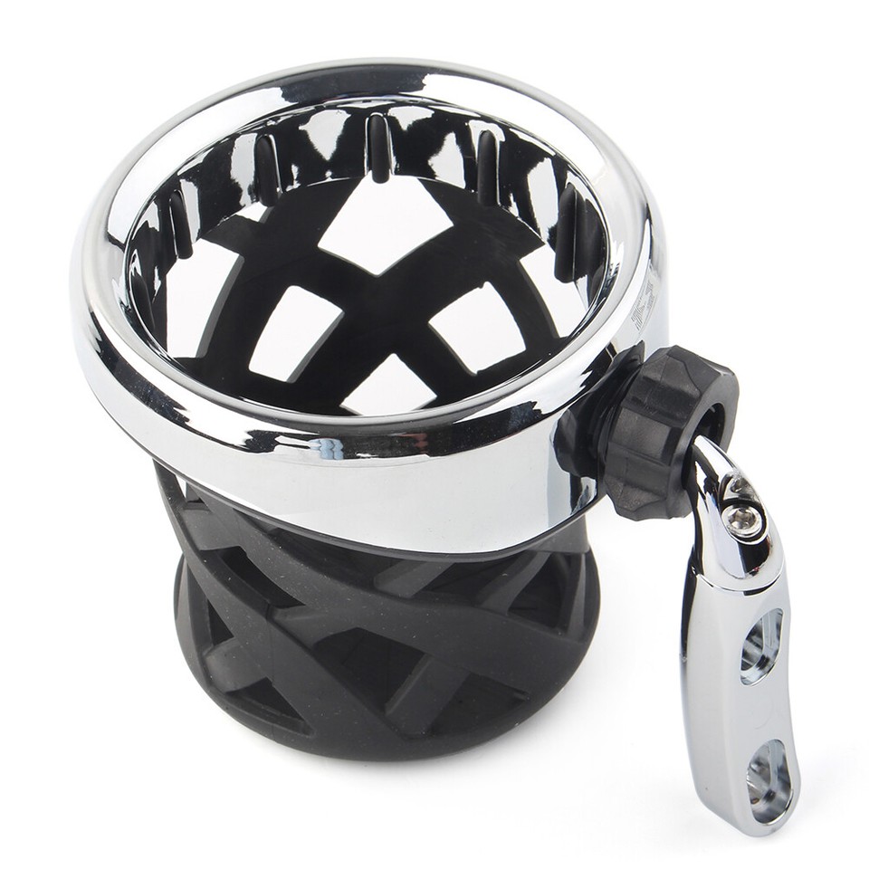 For Harley Touring Cup Holder Drink Water Storage Mount Mesh Basket ...