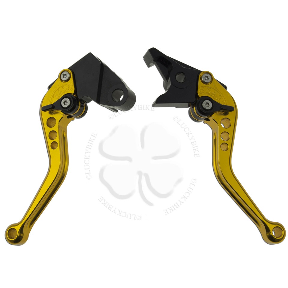 CNC Shorty Brake & Clutch Levers VAR For Kawasaki Ninja ZX 6R 00-04 ...