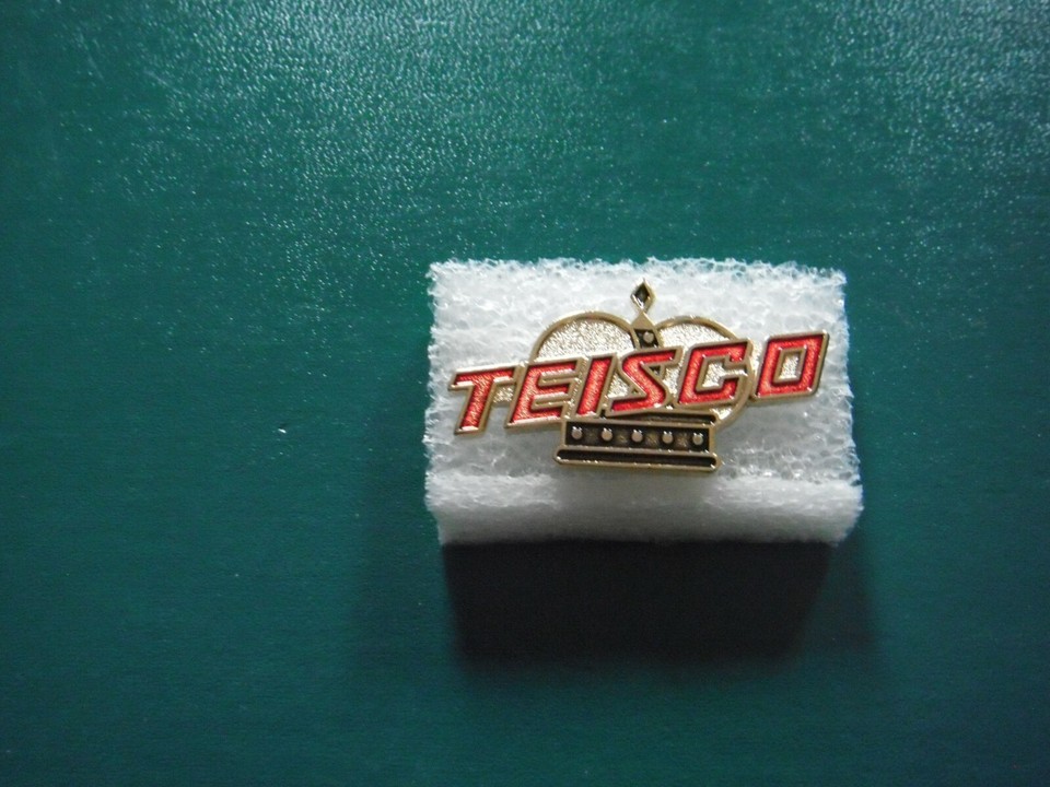 TEISCO Crown Logo / Badge gold & red | eBay