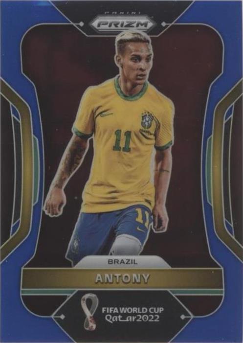 2022 Panini Prizm World Cup Qatar - Antony #26 Blue Prizm /299 for sale ...