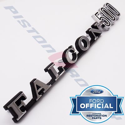 FALCON 500 Rear Quarter or Boot Badge SET , NEW for Ford XW Tailgate ...