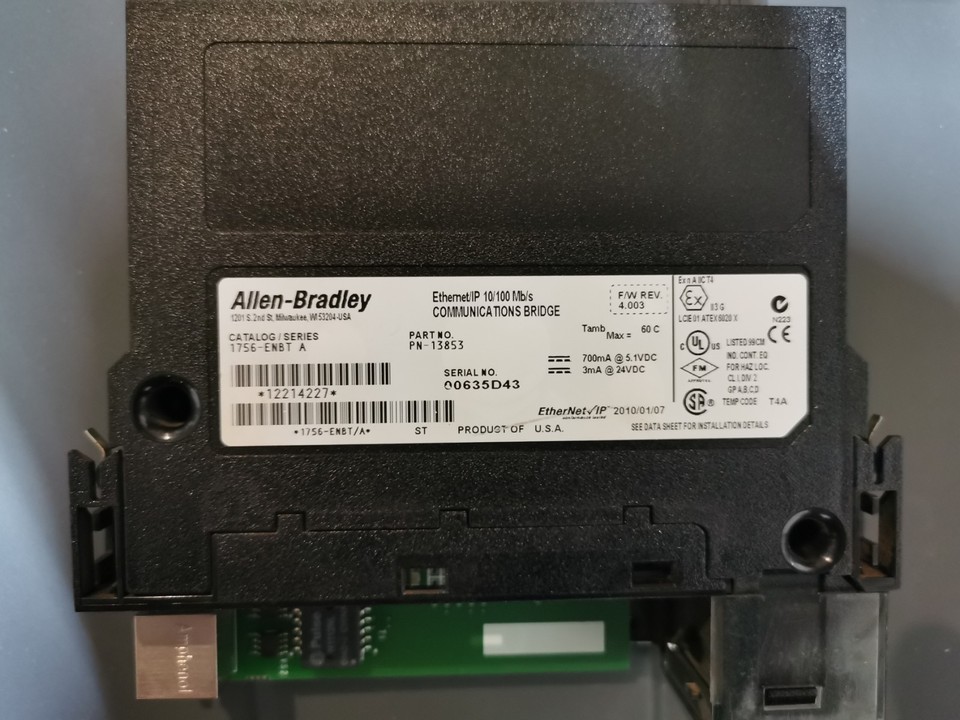 Lot of 10: Allen Bradley Logix 1756-EN2TR, 1756-L72S, 1756-L7SP, READ ...