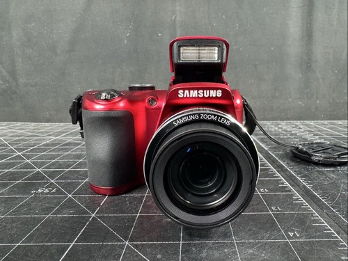 Samsung WB100 - Red - 16.2MP 26x Zoom Compact Digital Camera | eBay