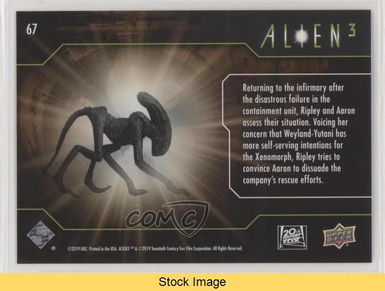 2021 Upper Deck Alien 3 Rust Francis Aaron Ellen Ripley Weyland-Yutani ...