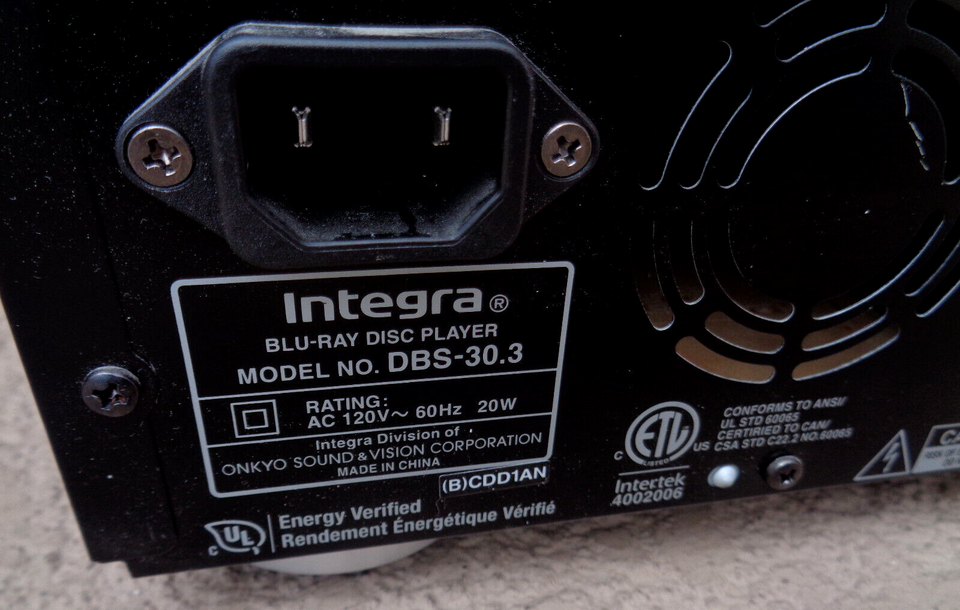 INTEGRA BY ONKYO BLU RAY DVD CD PLAYER DBS-30.3 TESTED WORKING USED | eBay