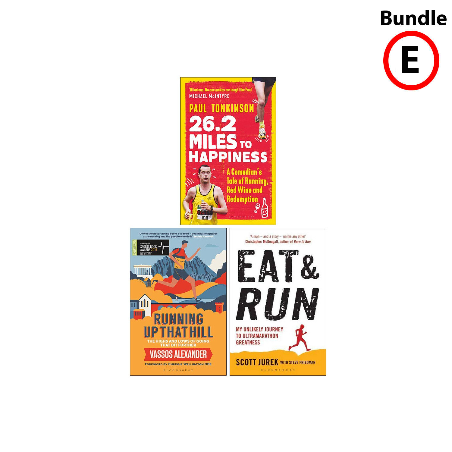 Eat and Run book Set Born to Run, Way of the Runner, Rise of the Ultra ...