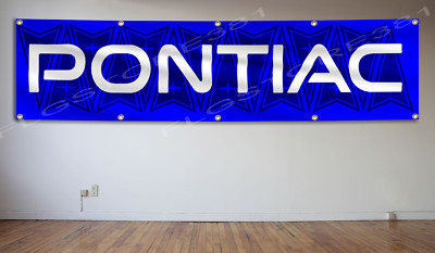 Pontiac Flag Banner 2X8Ft SUVs Racing Car Old Pontaci Wall Decor Flag ...