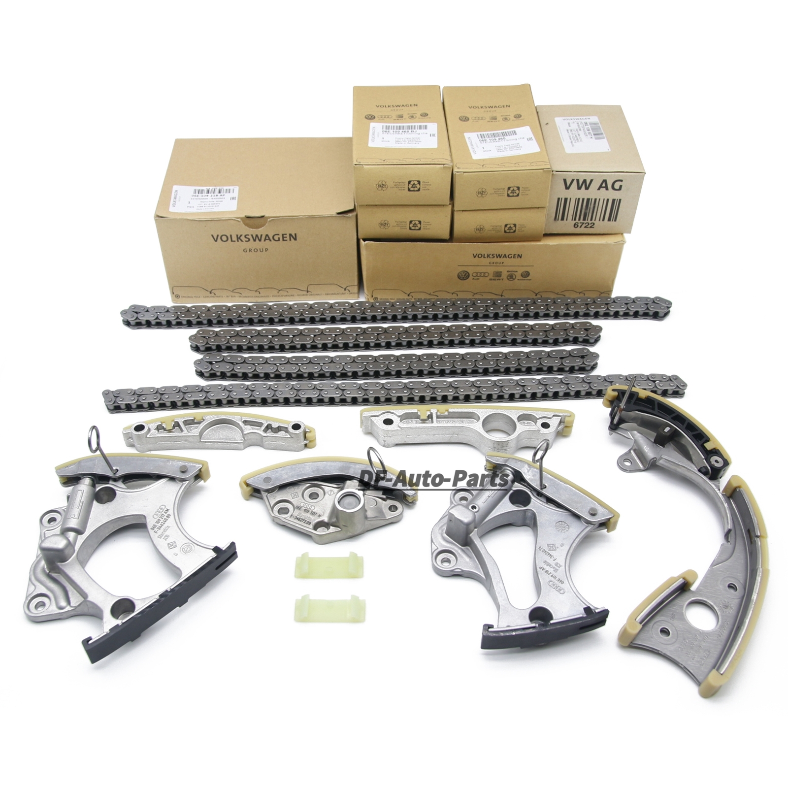 OEM Timing Chain Rail Guide Tensioner Kit For Audi A6 A7 Q7 S4 S5 3.0T ...