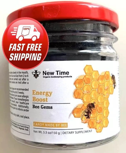 Bee Pollen, Honey, Coffee Bean Extract - Bee Candy "Energy Boost" 5.3 ...