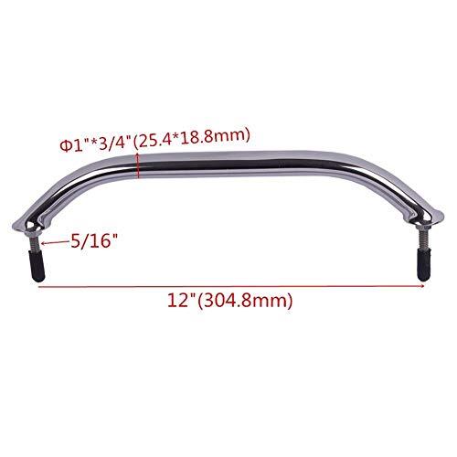 12Inch Boat Grab Bar Stainless Steel Oval Grab Handle Handrail ...