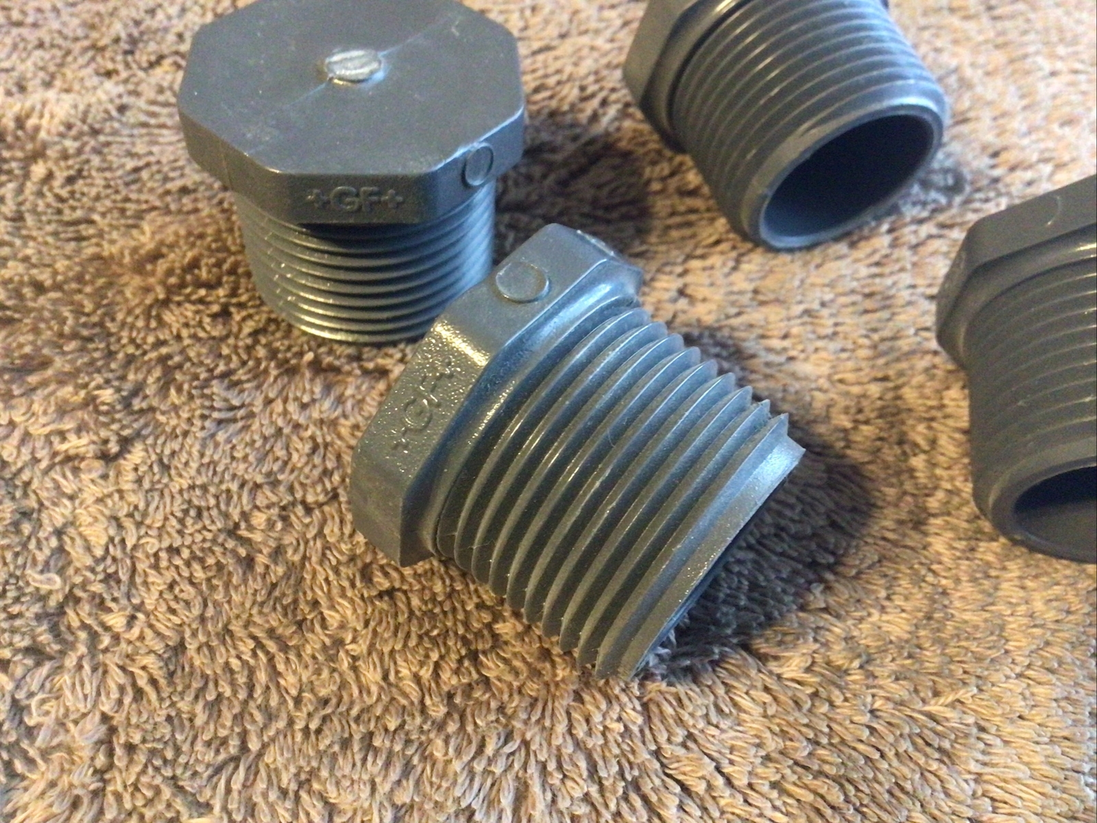 4—GF…D2464 Threaded Plug 1" PVCI SCH80 NSF-PW | eBay