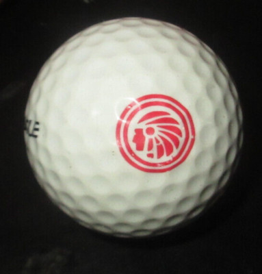 Red Indian Head vintage Logo Golf Ball | eBay