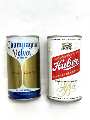 Champagne Velvet Beer Can And Huber Beer Can | eBay
