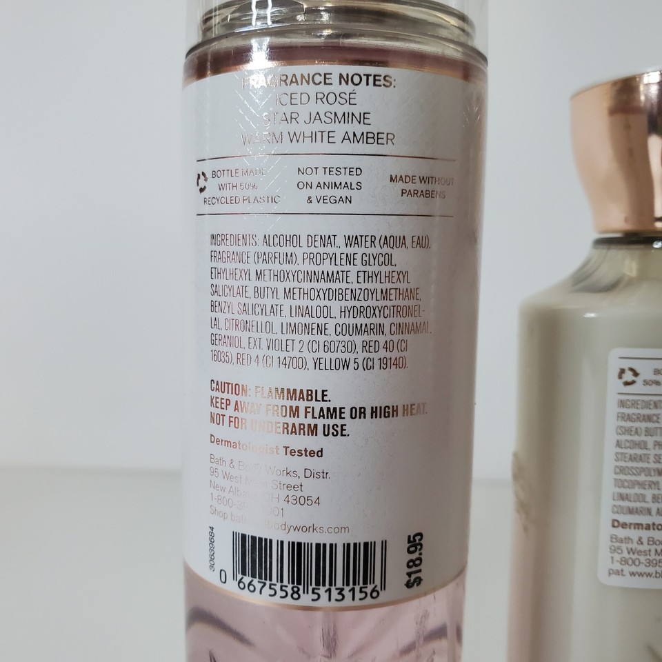 Bath & Body Works Pure Wonder Fragrance Mist & Body Lotion Gift Set ...