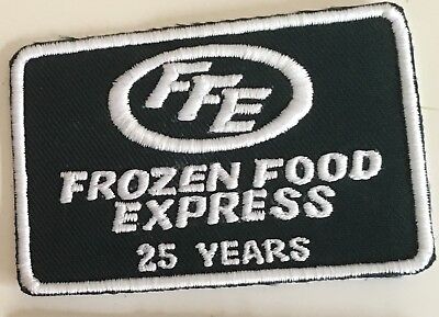 FFE Frozen Food Express 25 Years anniversary patch 2-3/4 X 4 #2180 | eBay