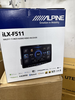 ALPINE iLX-F511 11” Car Monitor Receiver w/Wired/Wireless Carplay ...