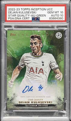 2022-23 STAR QUALITY-AUTO-GREEN DEJAN KULUSEVSKI 32/99 PSA 10 AUTO 10 ...
