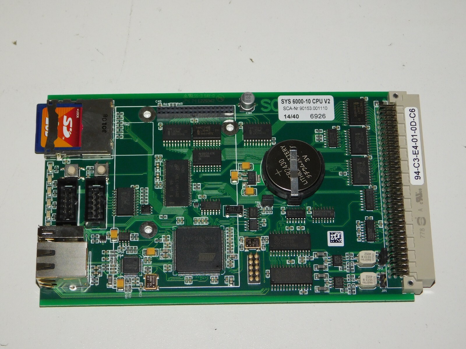 MINT+SCA+90153.001110+Sys+6000-10+CPU+V2+Circuit+Board for sale online ...