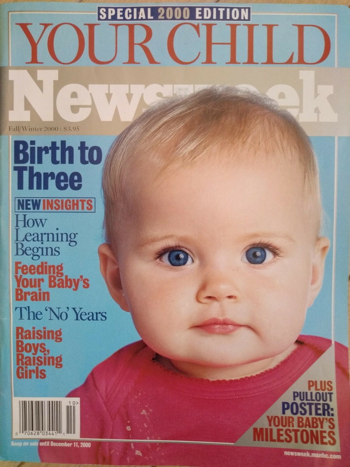 Newsweek Fall/Winter 2000 Special Edition Your Child Pullout Poster ...